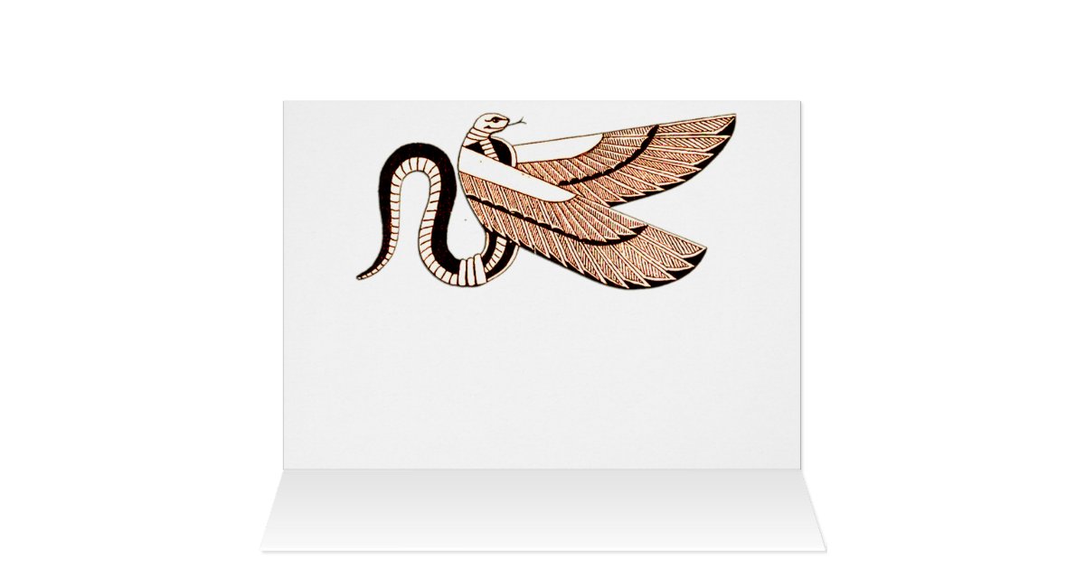 Egyptian Winged Snake Winged Snake Detail In Ancient Egyptian Style ...