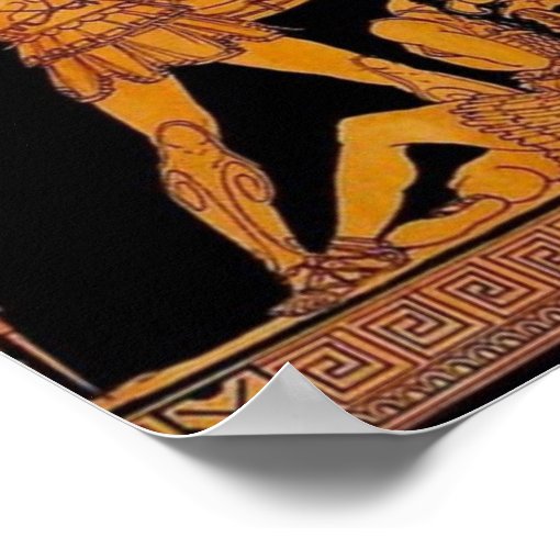 Ancient God And Goddess Frieze Poster | Zazzle