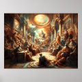 Ancient Greece Philosophy Great Hall School Poster | Zazzle