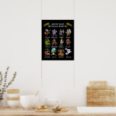 Ancient Greek Mythology Monsters Poster | Zazzle
