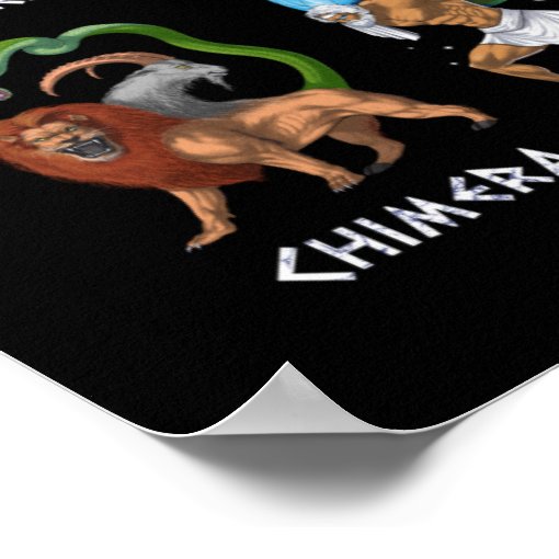 Ancient Greek Mythology Monsters Poster | Zazzle