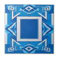 Ancient Greek Tiles Blue and White Wall Floor Tile | Zazzle