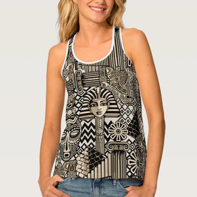 Ancient Historical Symbols Tattoo Style Tank Top | Zazzle