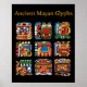 Ancient Mayan Glyphs Poster | Zazzle
