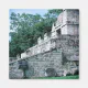 Ancient Mayan Ruins Square Photo Designed Color Magnet | Zazzle