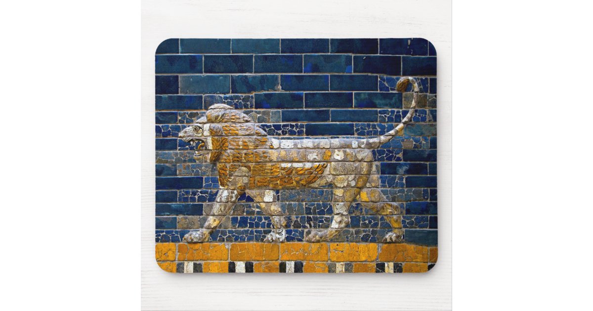 Ancient Mesopotamia: Babylonian Lion mouse pad | Zazzle