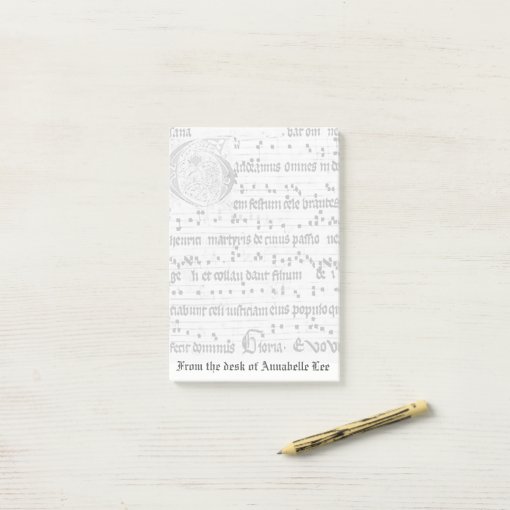 Ancient Music Post-it Notes | Zazzle