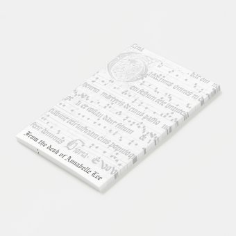 Ancient Music Post-it Notes | Zazzle