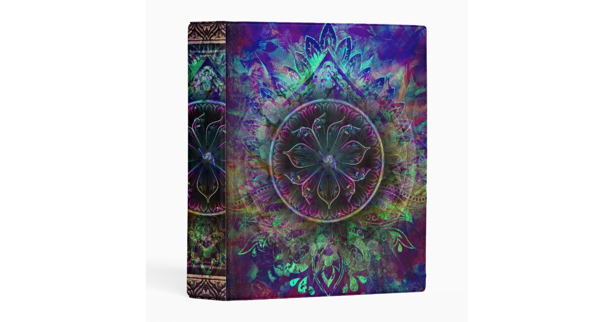 Ancient Mystic Book of Spells Mini Binder | Zazzle