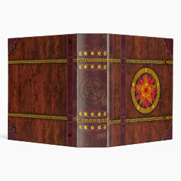 Ancient Mystical Tome of Magic Spells & Potions I 3 Ring Binder | Zazzle