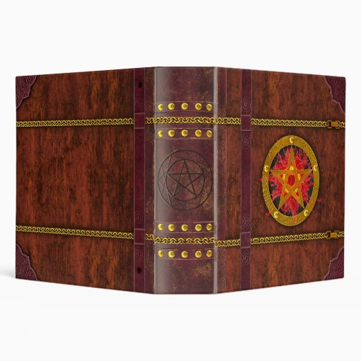 Ancient Mystical Tome of Magic Spells & Potions I 3 Ring Binder | Zazzle