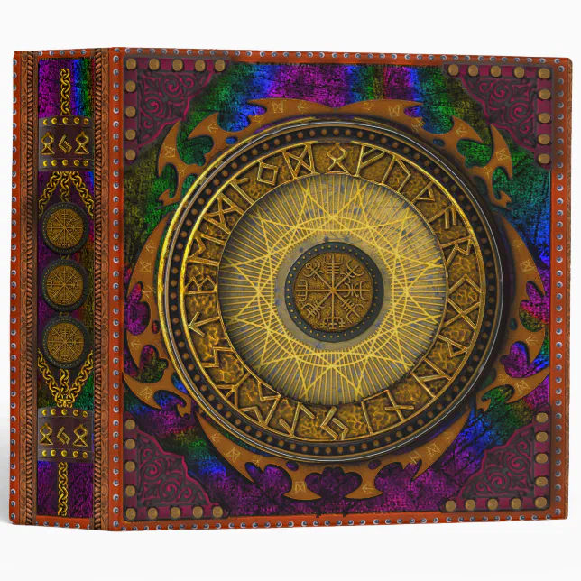 Ancient Mystical Tome of Magic Spells & Potions V 3 Ring Binder | Zazzle