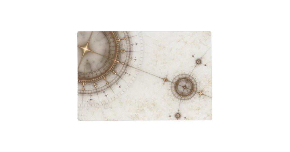 Ancient Nautical Chart, Grunge Placemat | Zazzle