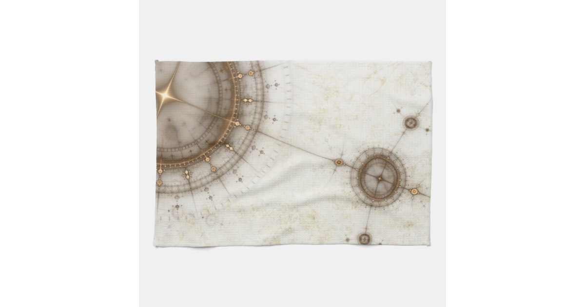 Ancient Nautical Chart, Grunge Towel | Zazzle