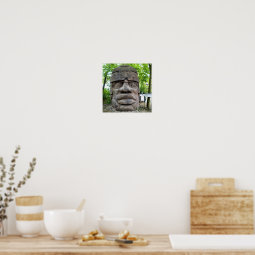 Ancient Olmec Head ! Poster | Zazzle