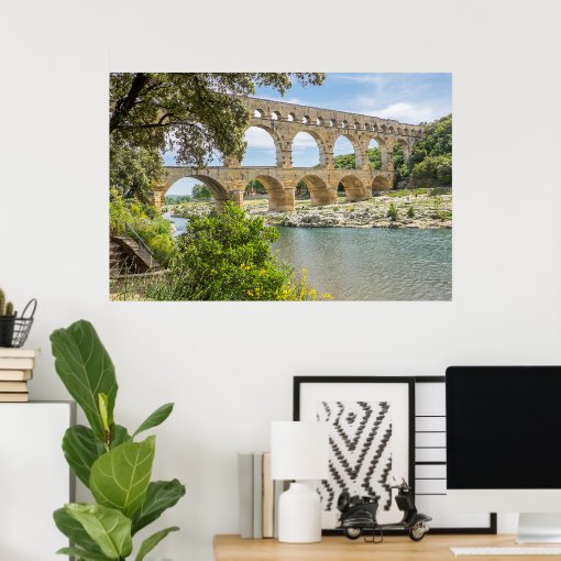 Ancient Roman Aqueduct Poster | Zazzle