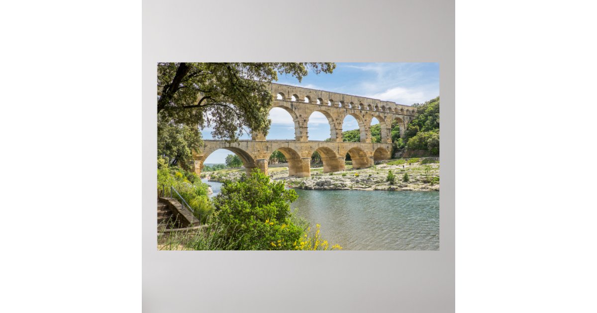 Ancient Roman Aqueduct Poster | Zazzle