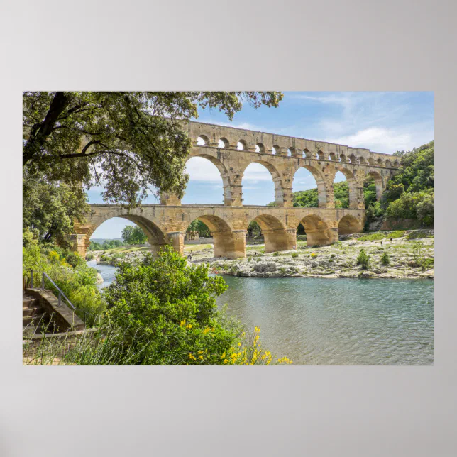 Ancient Roman Aqueduct Poster | Zazzle