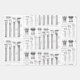 Ancient Roman Columns Architectural Drawings Wrapping Paper Sheets | Zazzle