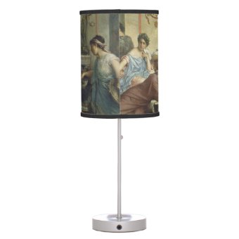 Ancient Roman Dinner Party Feast Table Lamp | Zazzle
