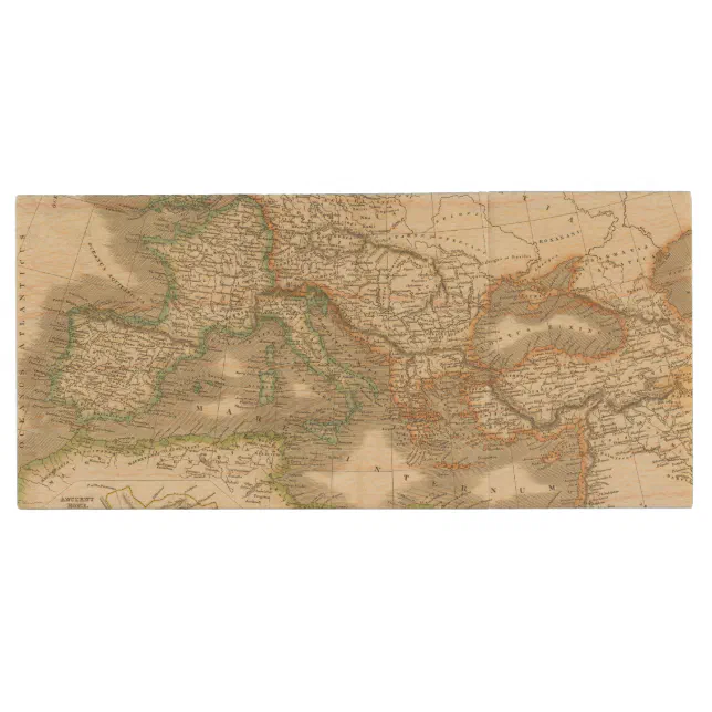 Ancient Roman Empire Wood USB Flash Drive | Zazzle