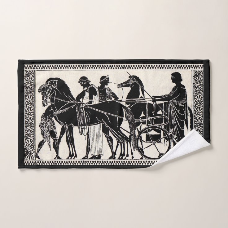 ancient Roman men and horses Bath Towel Set | Zazzle