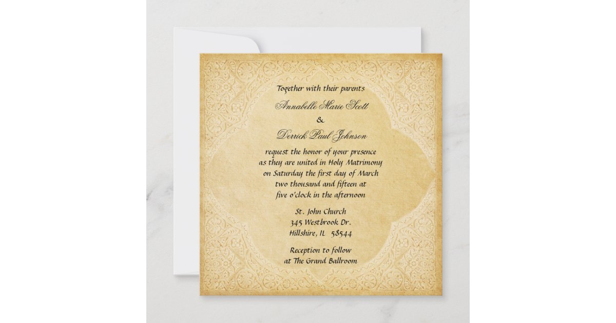 Ancient Roman Wedding Invitation | Zazzle