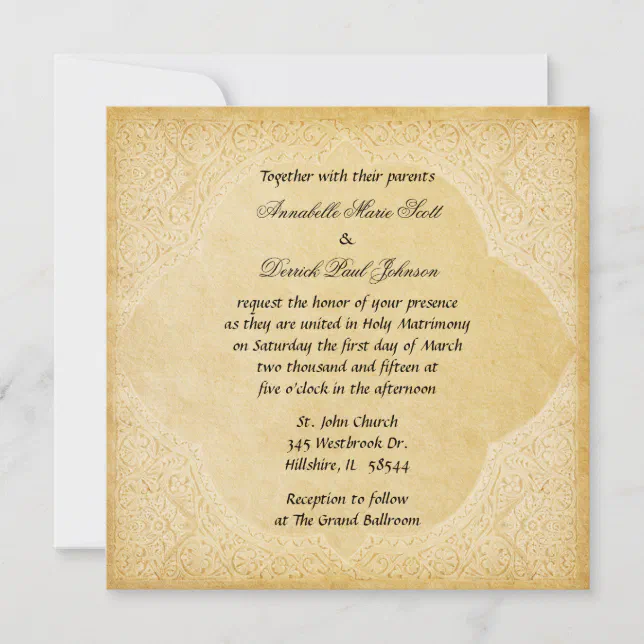 Ancient Roman Wedding Invitation | Zazzle