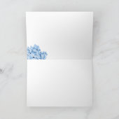 Ancient Rome Blue Hydrangea Thank You Card | Zazzle