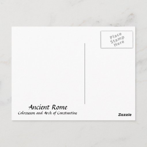 Ancient Rome Colosseum Postcard | Zazzle