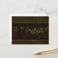 Ancient Sparta Greece scene on greek pattern Postcard | Zazzle