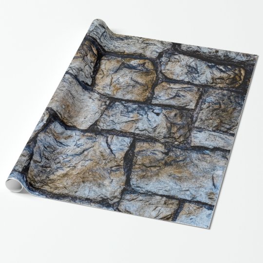 Ancient Stone Wall Wrapping Paper | Zazzle.com