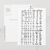 Ancient Syria Alphabet Postcard | Zazzle