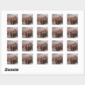 Ancient Warriors Square Sticker | Zazzle