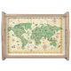 Ancient World Cartoon Map Serving Tray | Zazzle