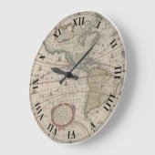 Ancient World Map Clock | Zazzle