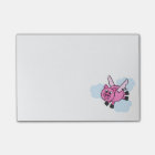 Cheerful Pink Pig Cartoon Post-it Notes | Zazzle.com