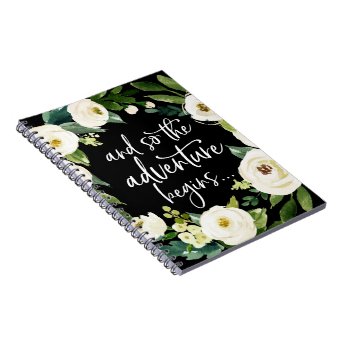 And so the adventure begins | Notebook | Zazzle