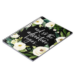 And so the adventure begins | Notebook | Zazzle
