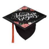 And the adventure begins - Graduation cap | Zazzle