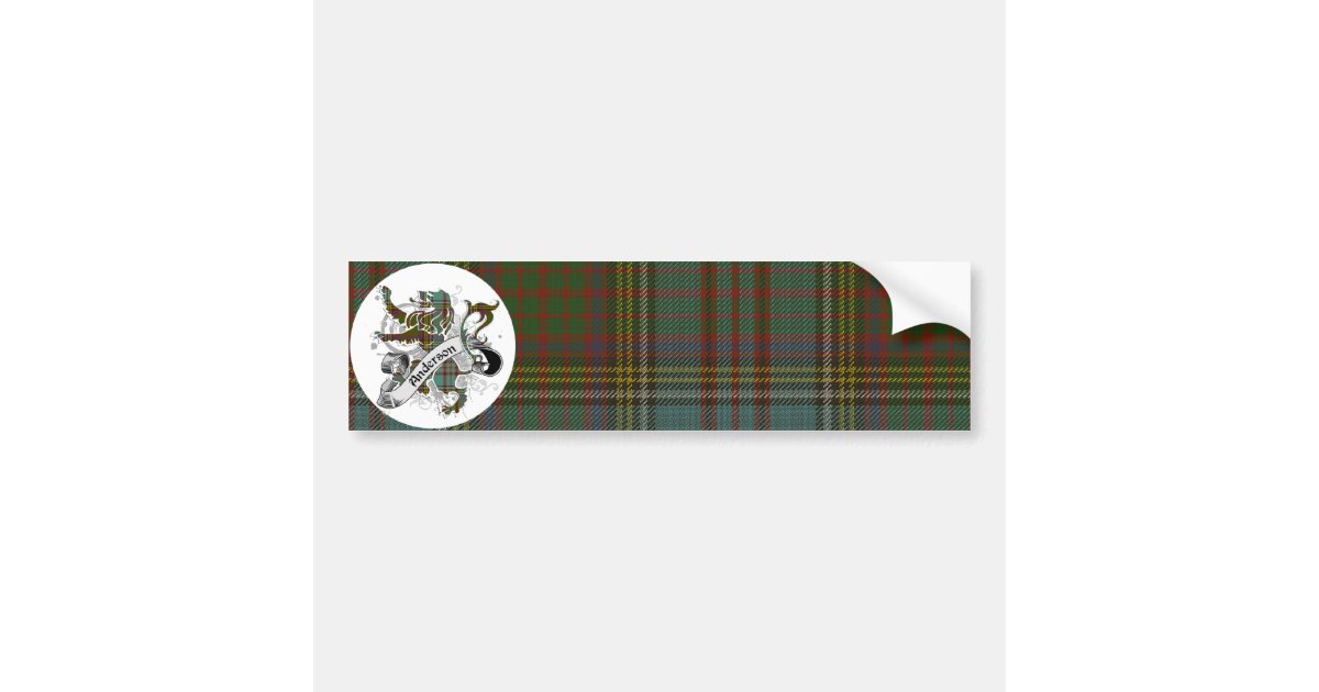 Anderson Bumper Sticker | Zazzle