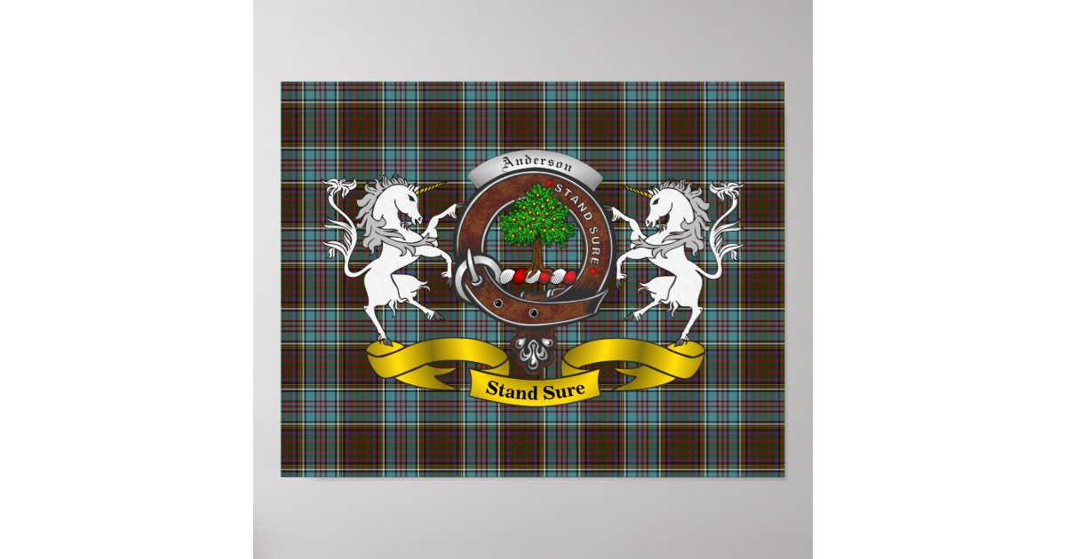 Anderson Clan Badge Poster | Zazzle