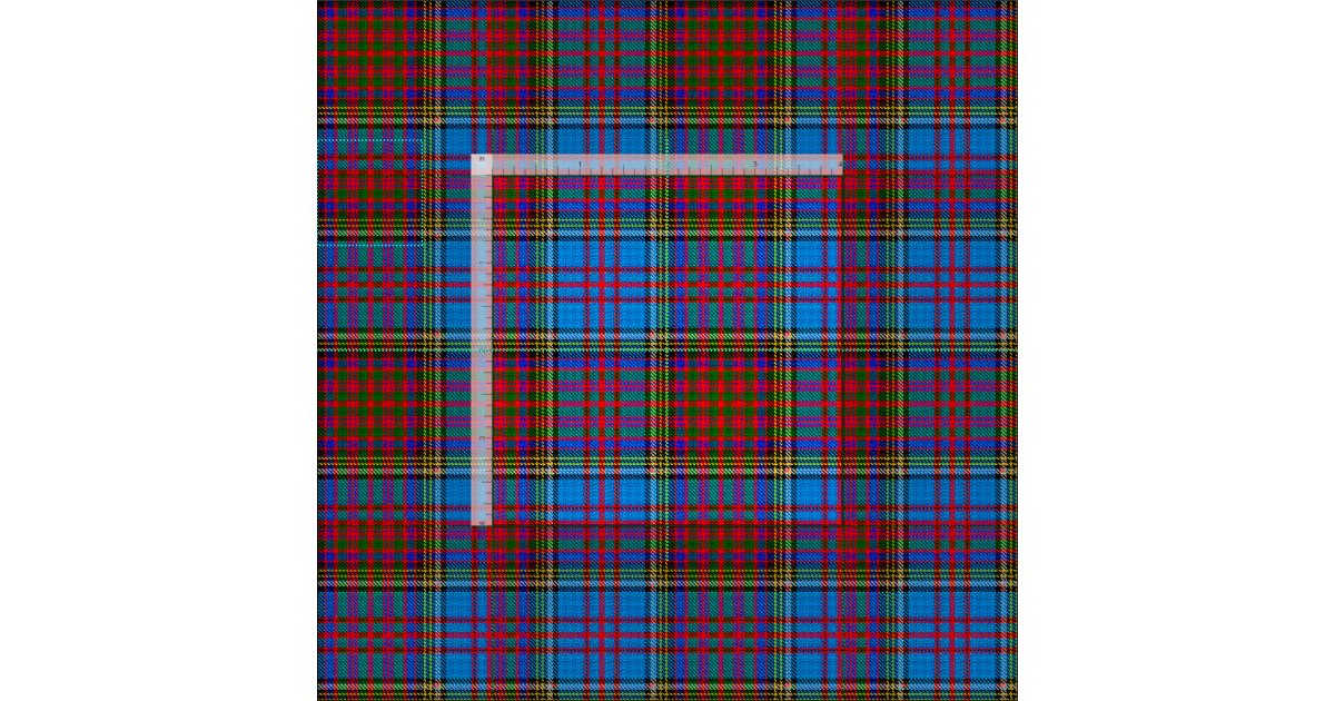 Anderson Clan Tartan Fabric | Zazzle