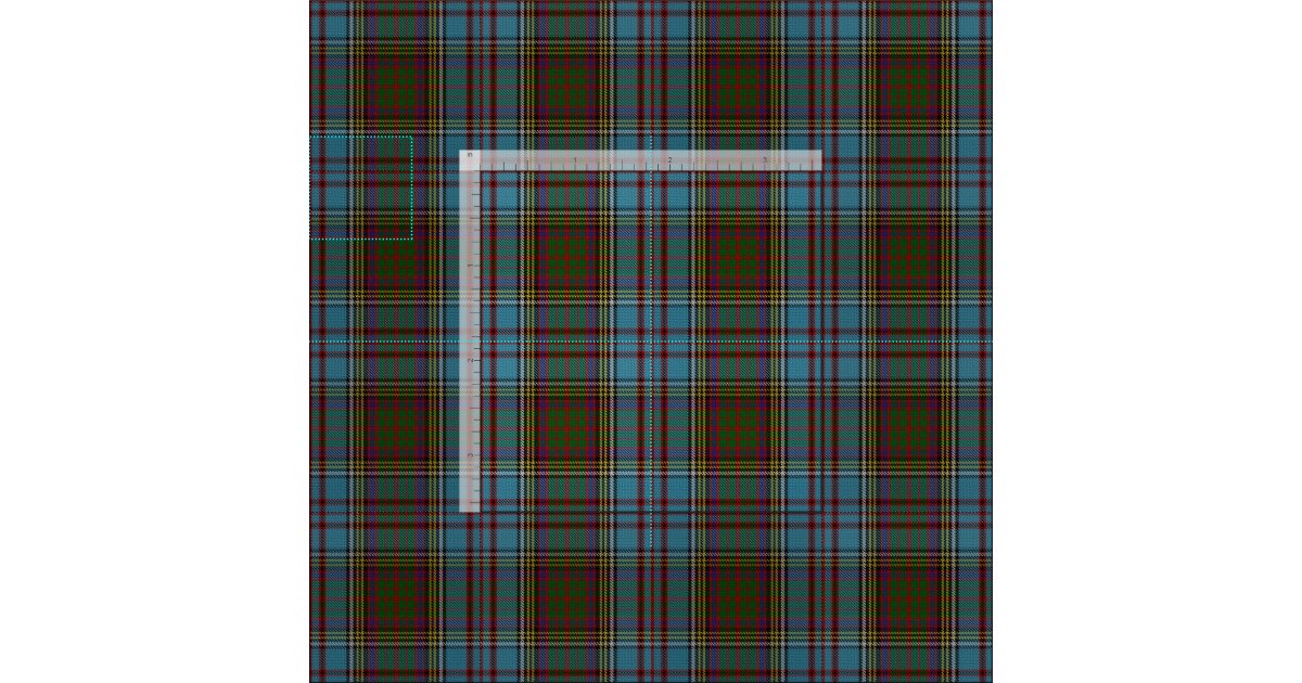Anderson Clan Tartan Plaid Pattern Scottish Fabric | Zazzle