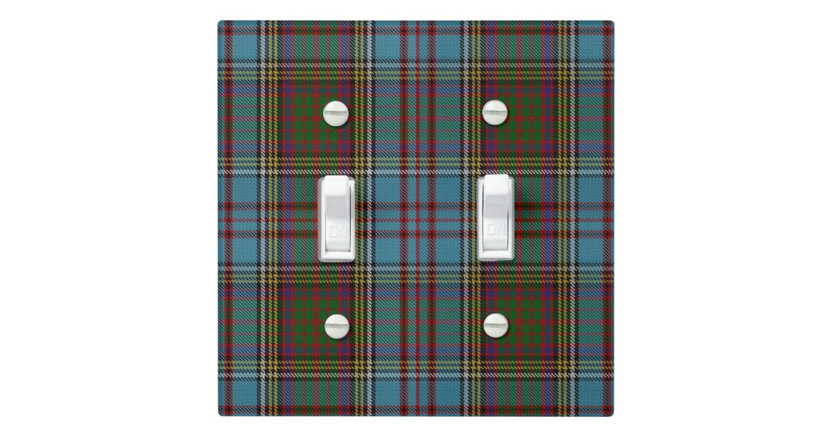 Anderson Clan Tartan Plaid Pattern Scottish Light Switch Cover | Zazzle