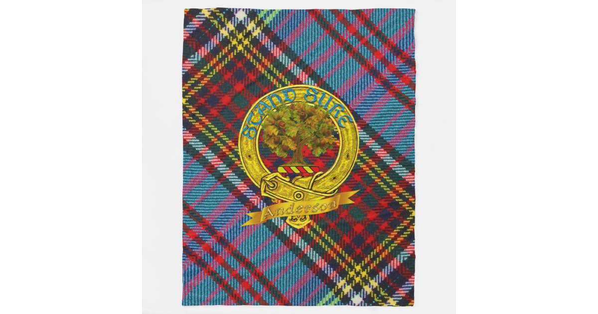 Anderson Tartan Fleece Blanket 3 | Zazzle