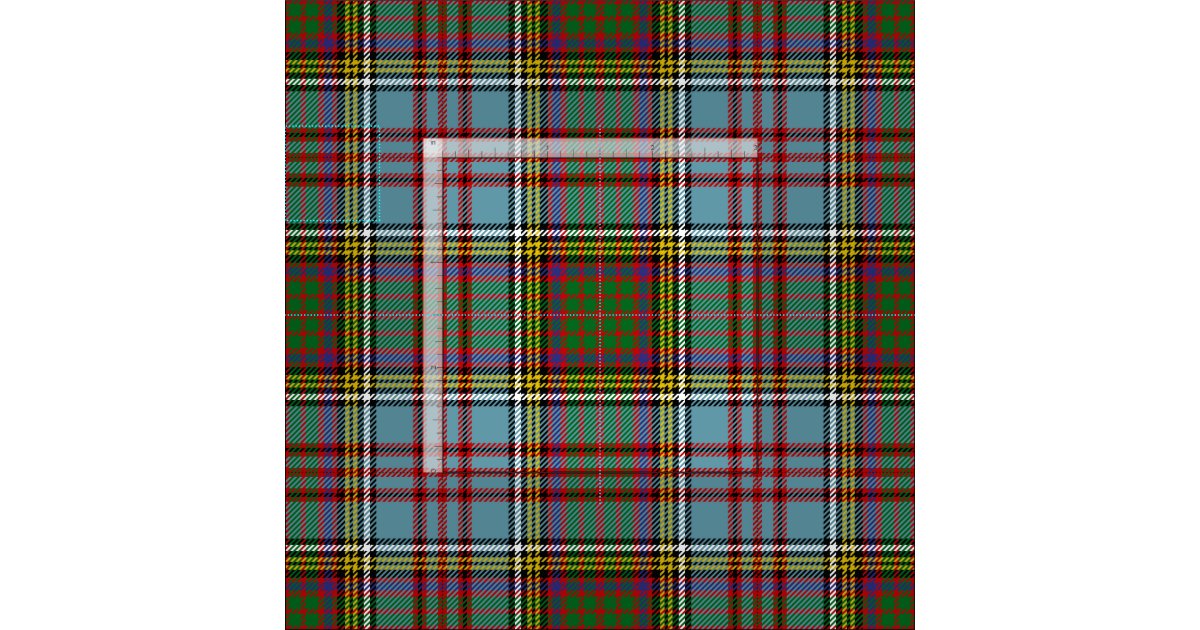 Anderson Tartan Print Fabric | Zazzle