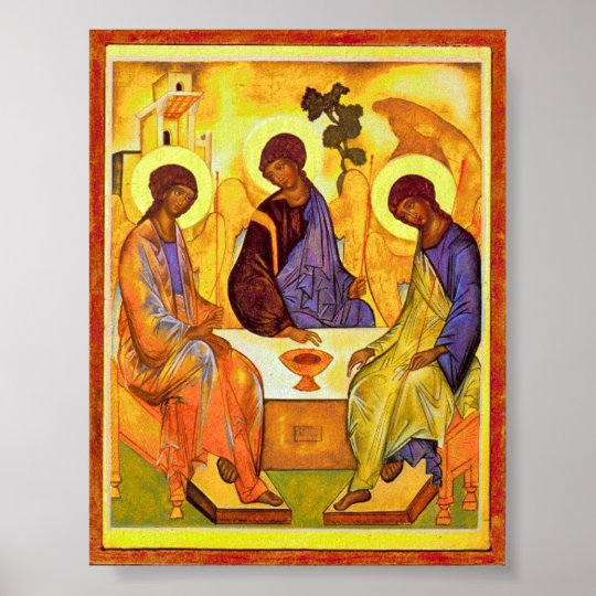 Andrei Rublev - Holy Trinity Poster | Zazzle.com