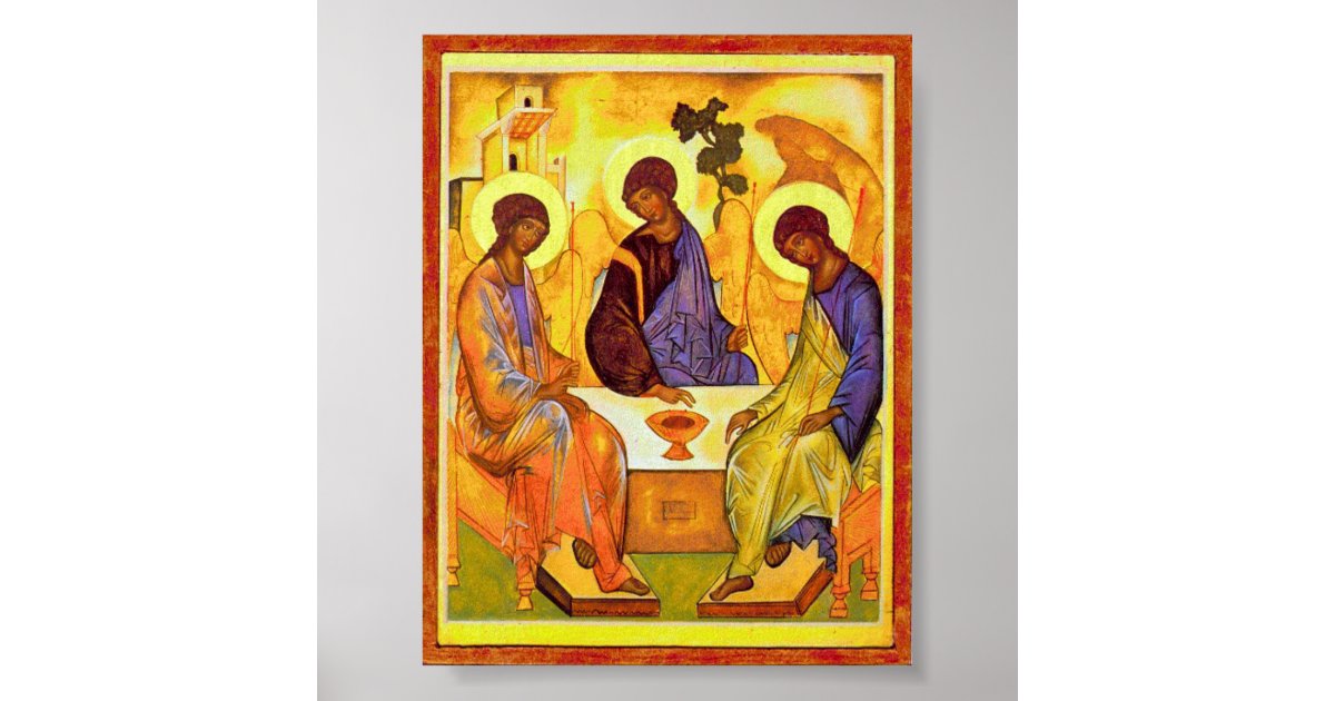 Andrei Rublev - Holy Trinity Poster | Zazzle