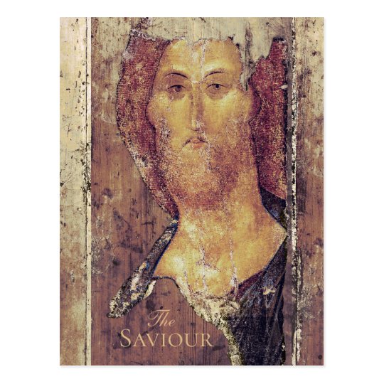 Andrei Rublev The Saviour Christ Redeemer Icon Postcard | Zazzle.com